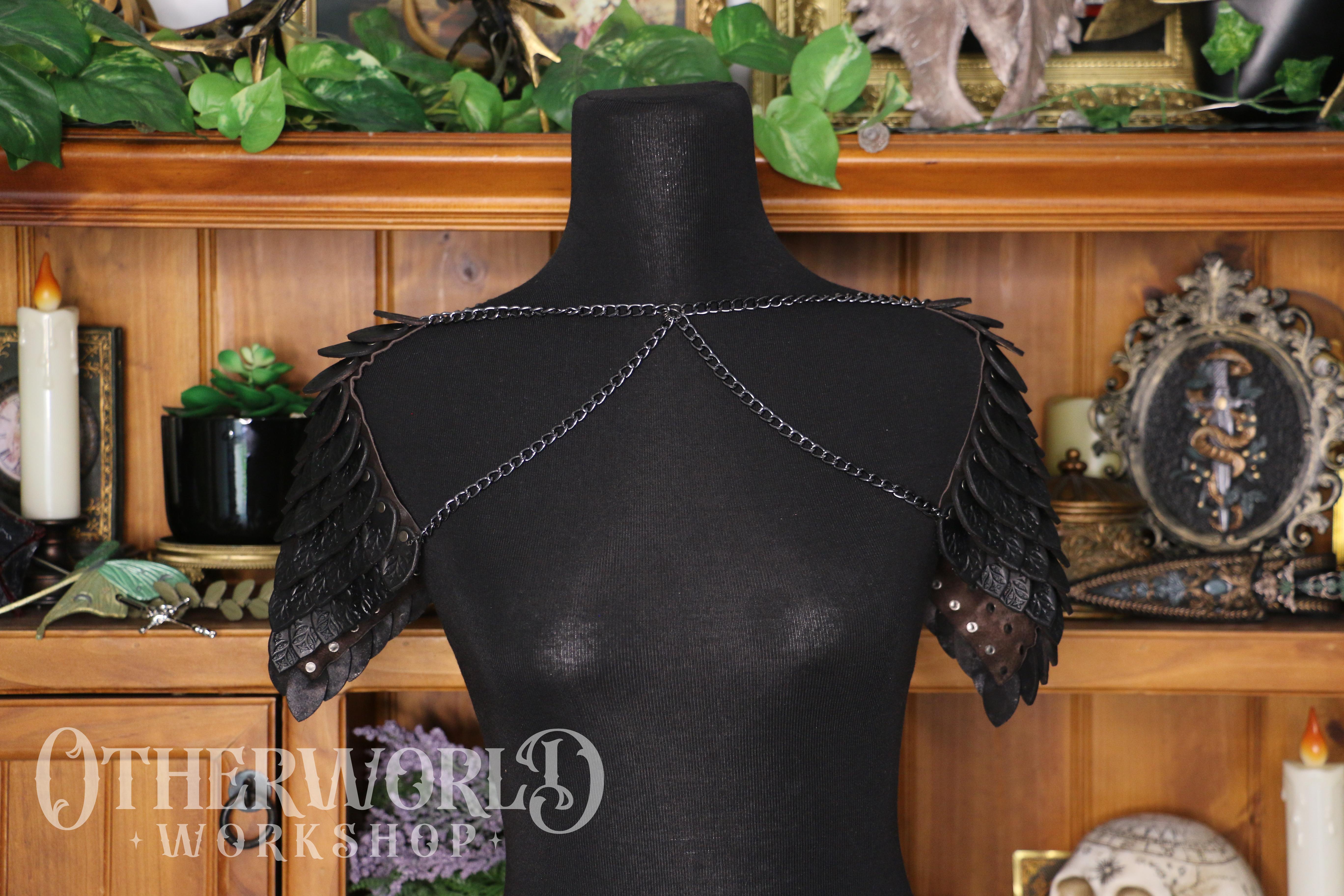 Leather Dragonscale Scalemail Harness – Otherworld Workshop